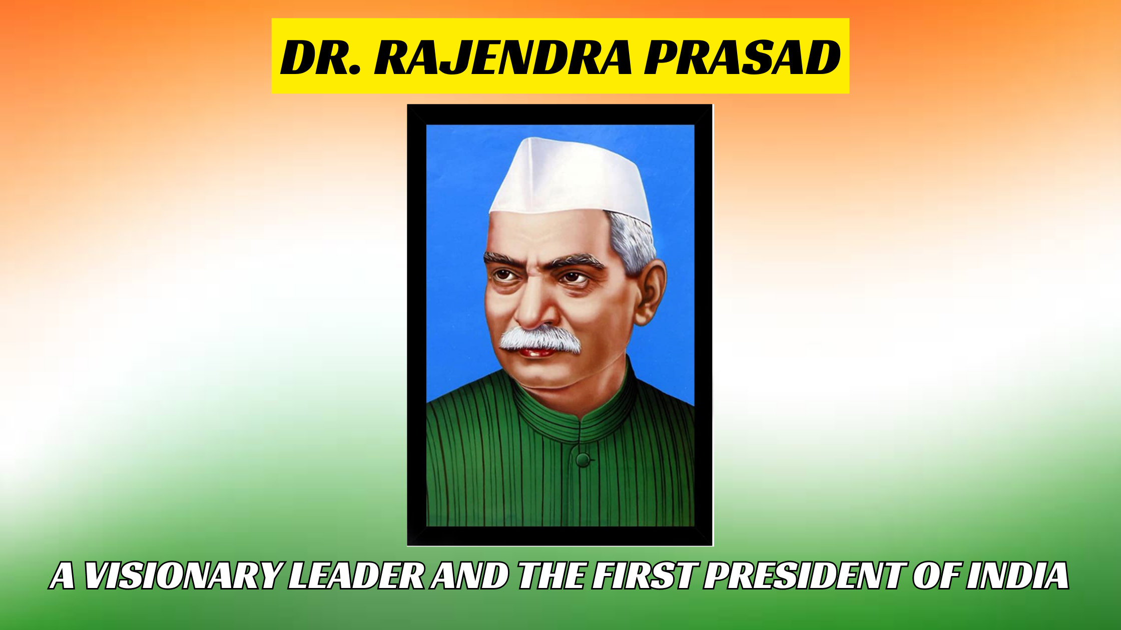 Dr. Rajendra Prasad: A Visionary Leader and the First President of Ind ...