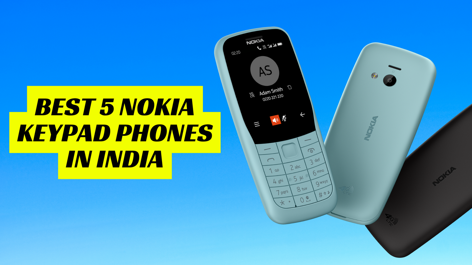 BEST 5 NOKIA KEYPAD PHONES IN INDIA – eOURmart.com
