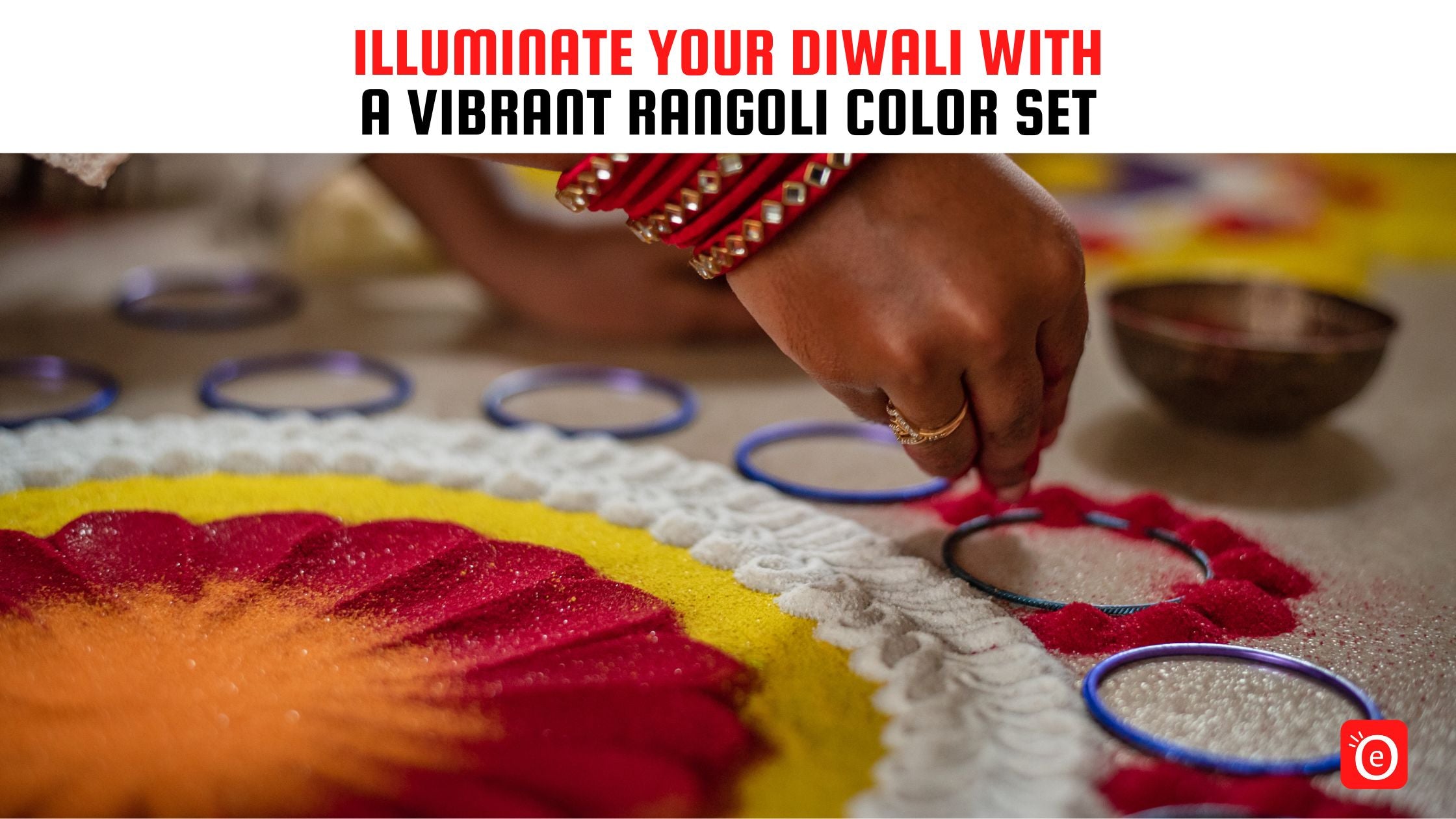 Illuminate Your Diwali with a Vibrant Rangoli Color Set – eOURmart.com