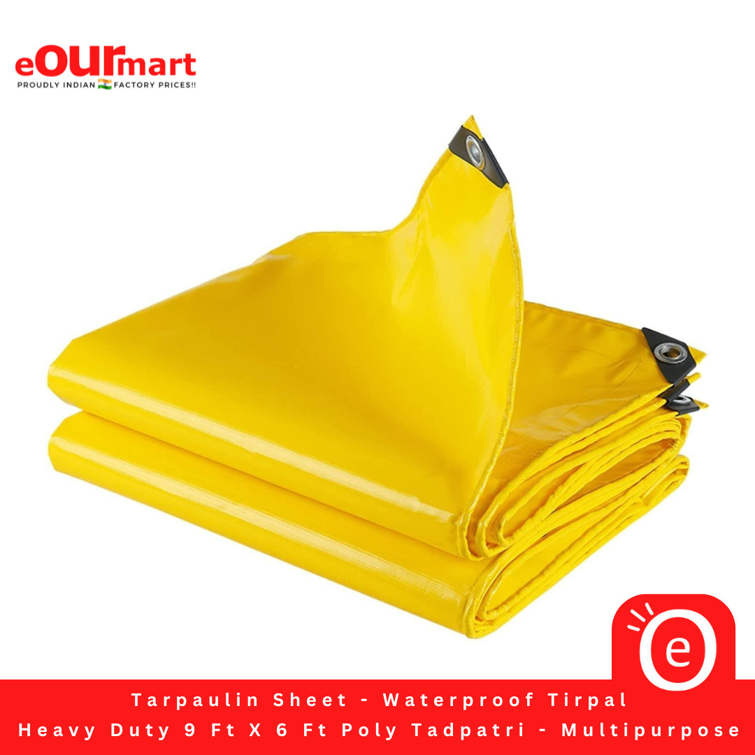 Tarpaulin Sheet - Waterproof Tirpal Heavy Duty 9 X 6 Ft Poly Tadpatri ...