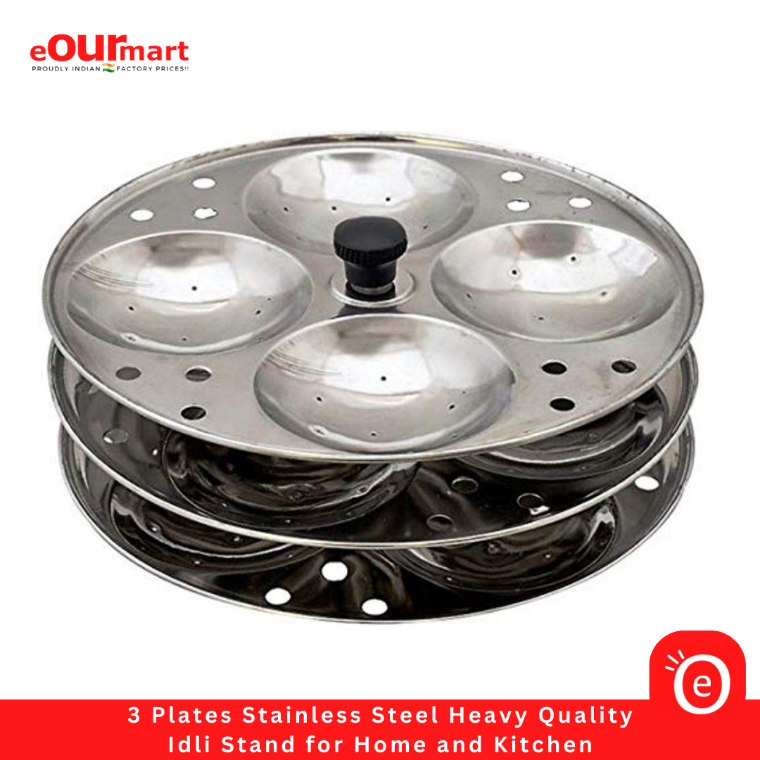 Idli Stand With Stainless Steel Plates | Idli Stand for Home and ...