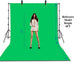 Green Screen Backdrop with Stand, 8.25FT X 11.25FT Include Carry Bag ...