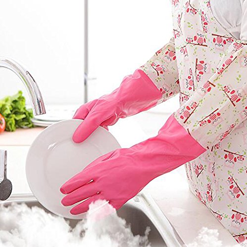 Reusable Rubber Gloves For Cleaning, Elbow Length Hand Gloves Online ...