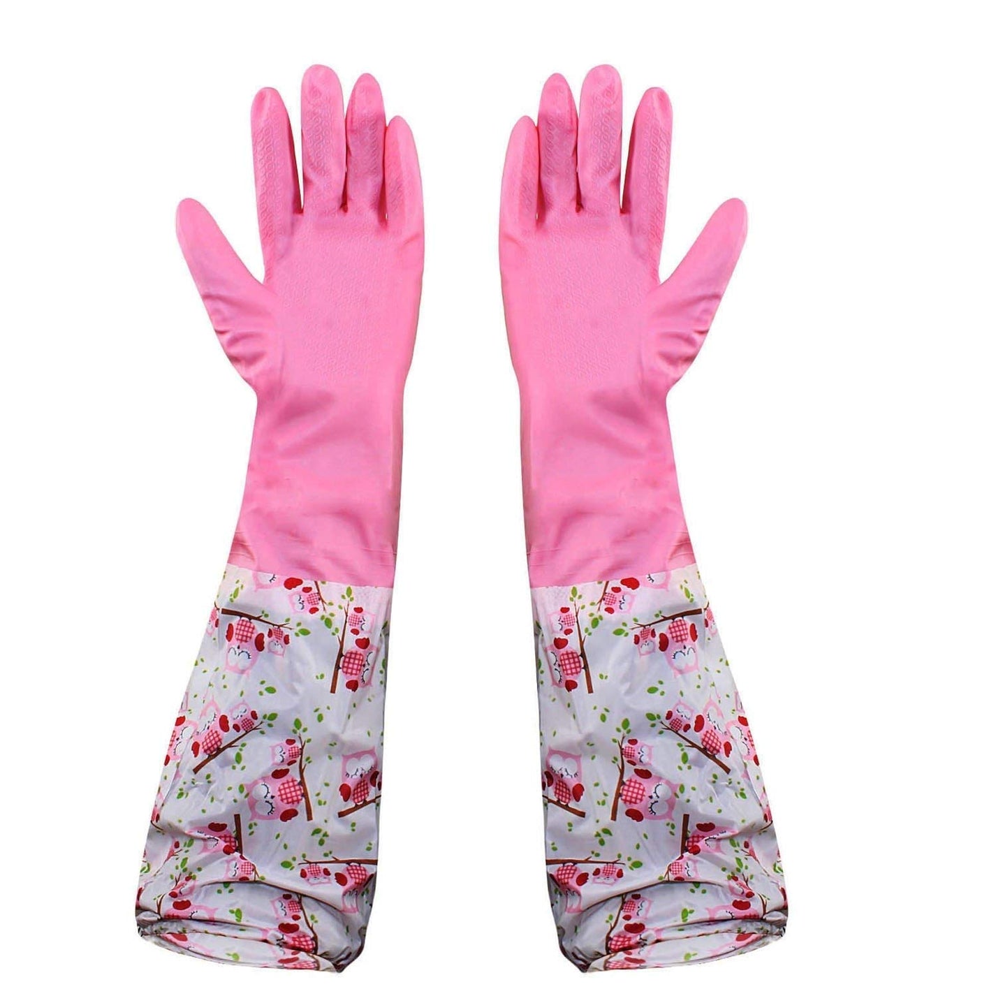 Reusable Rubber Gloves For Cleaning, Elbow Length Hand Gloves Online ...